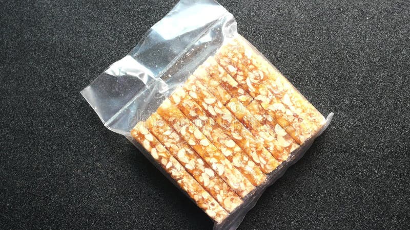 Peanuts Sweet Candy in a Packet on Table Stock Video - Video of peanut ...