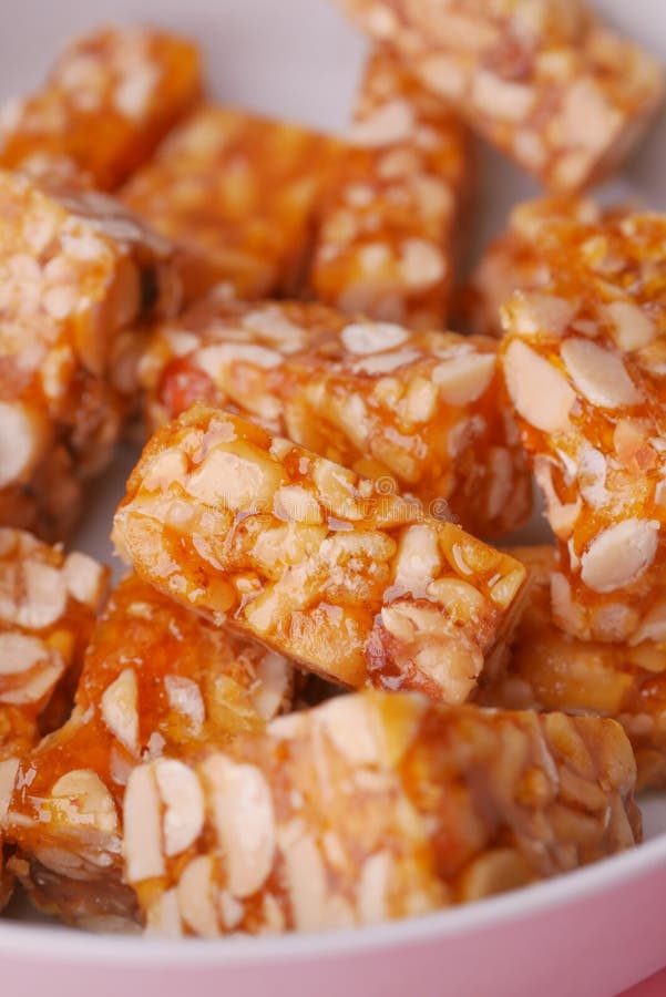 Peanuts Sweet Candy on Table Stock Photo - Image of tasty, chocolate ...