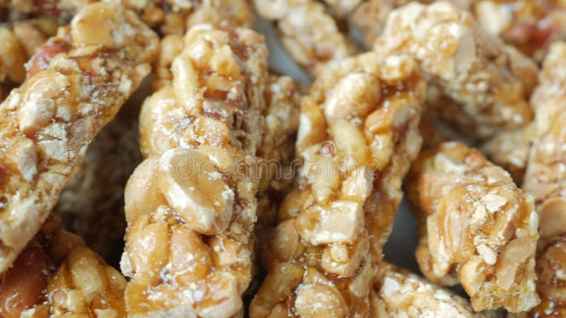 Peanuts Sweet Candy on Table Stock Footage - Video of salted, tasty ...