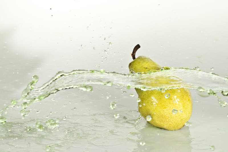 Pear stock image. Image of unhealthy, dripping, green - 16169951