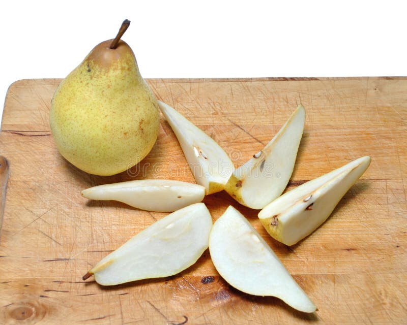 Pear stock photo. Image of cutting, fruit, ripe, pieces - 16486416