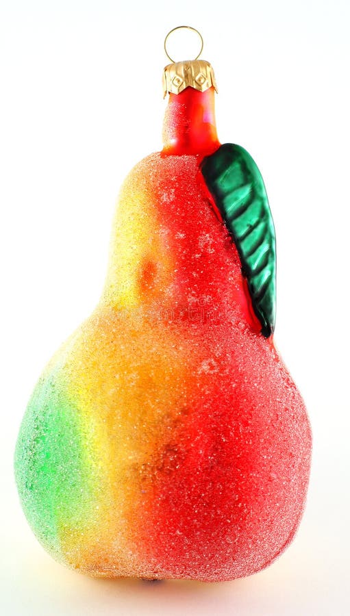 Pear stock image. Image of glitter, embellishment, ball - 6308685