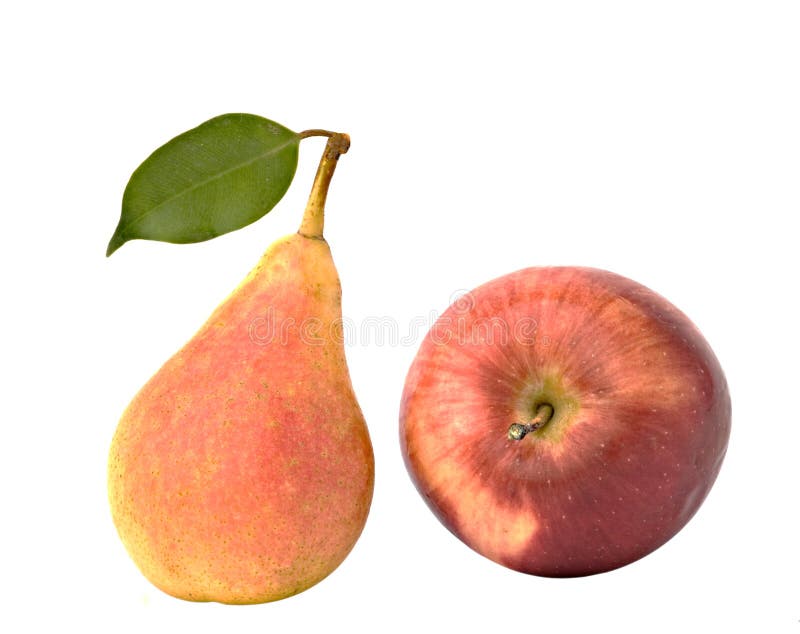 Pear And Apple Picture. Image: 8048131