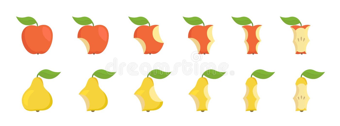 Pear Bite Vector Stock Illustrations – 225 Pear Bite Vector Stock ...