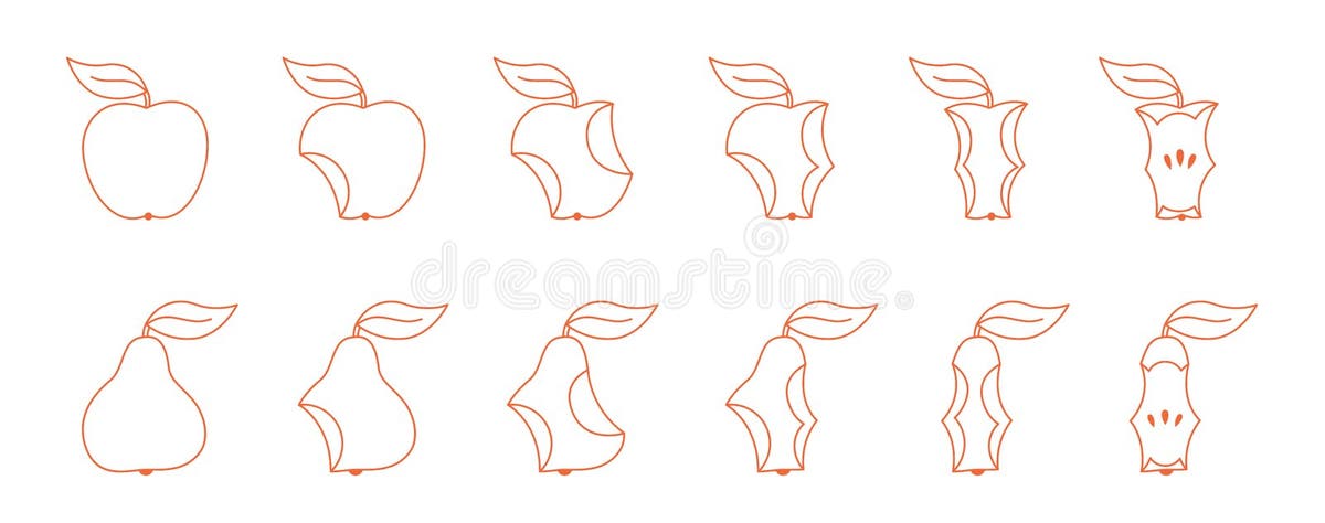 Apple Bite Icon Stock Illustrations – 1,480 Apple Bite Icon Stock ...