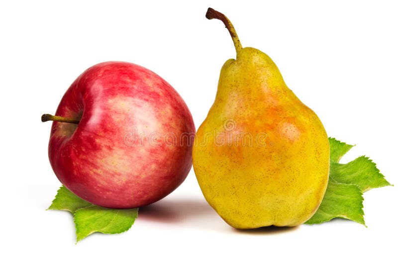 Pear and apple stock photo. Image of group, temptation - 45576808