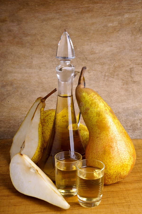 Fruit brandy stock image. Image of wood, pear, delicious - 17672463