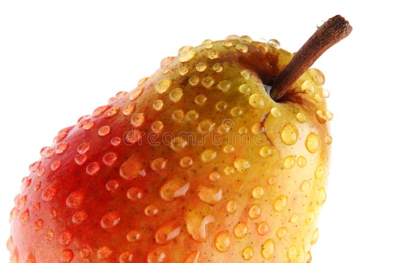 Pear with drop stock image. Image of life, season, close - 3247221