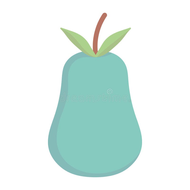 Pear Fresh Fruit Harvest Cartoon Icon Style Design Stock Vector ...