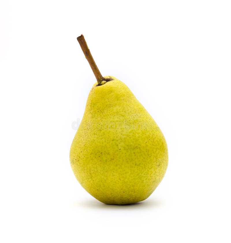 Pear isolated on white stock image. Image of food, healthy - 21069093