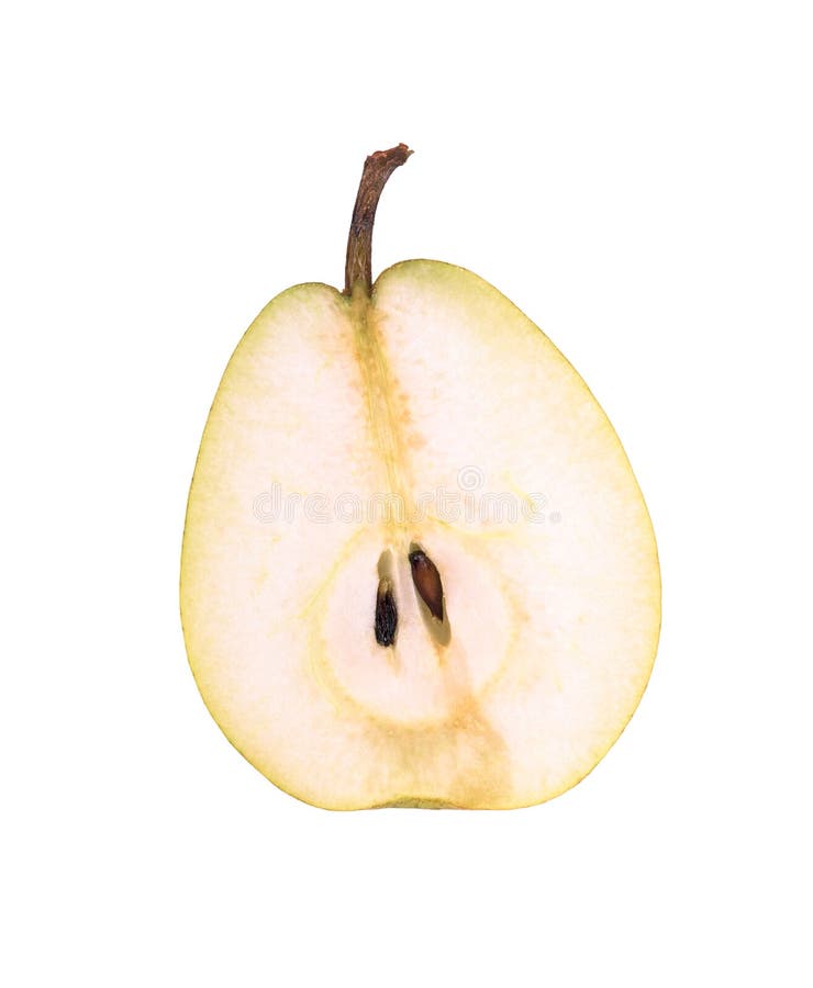 Pear Isolated on White Background, Stock Photo - Image of color, close ...