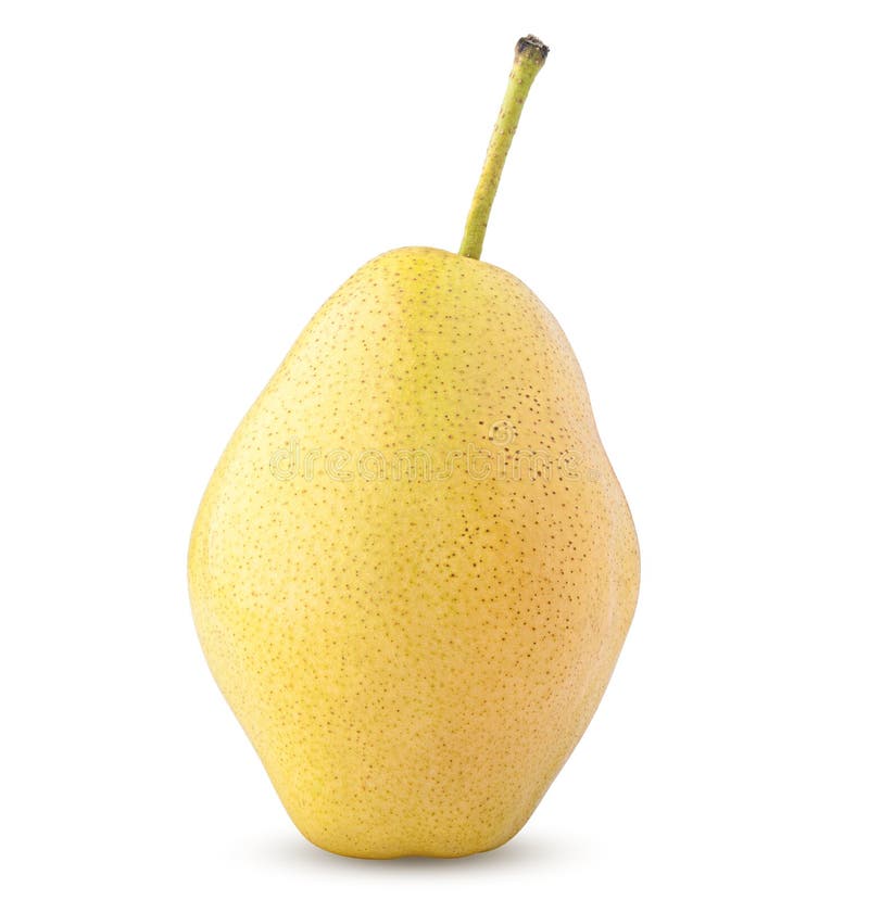 Pear Isolated On White Background Stock Photo - Image of green, shiny ...