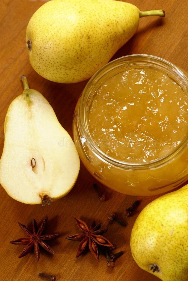 Pear jam stock image. Image of fresh, fruit, homemade - 32585979