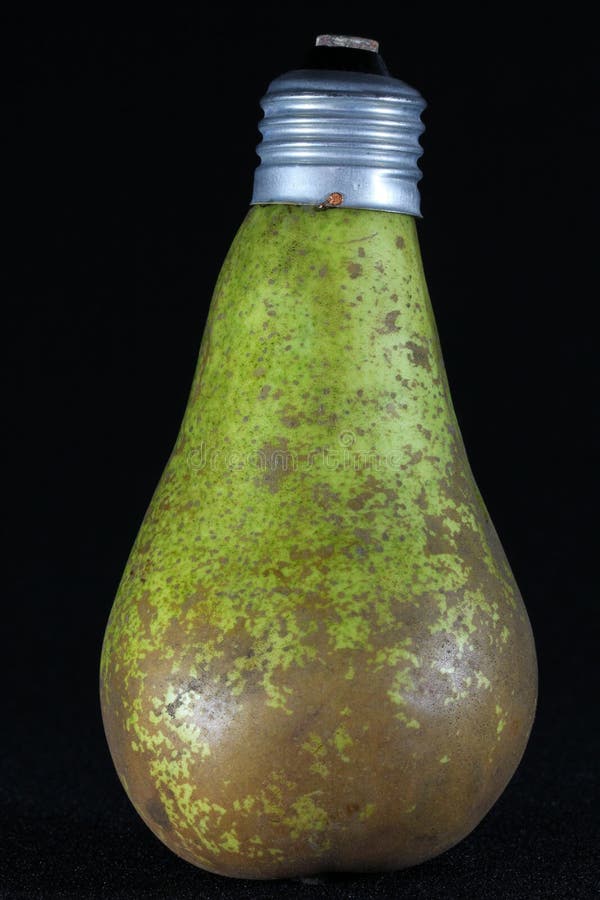 Pear - a lamp stock photo. Image of light, green, texture - 28063402