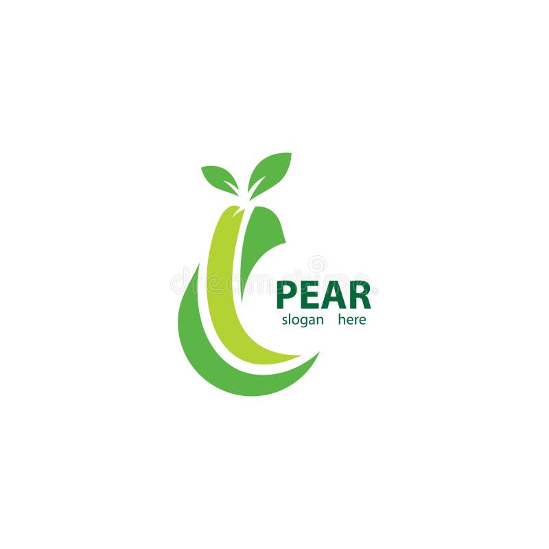 Pear logo images stock vector. Illustration of logo - 199078681