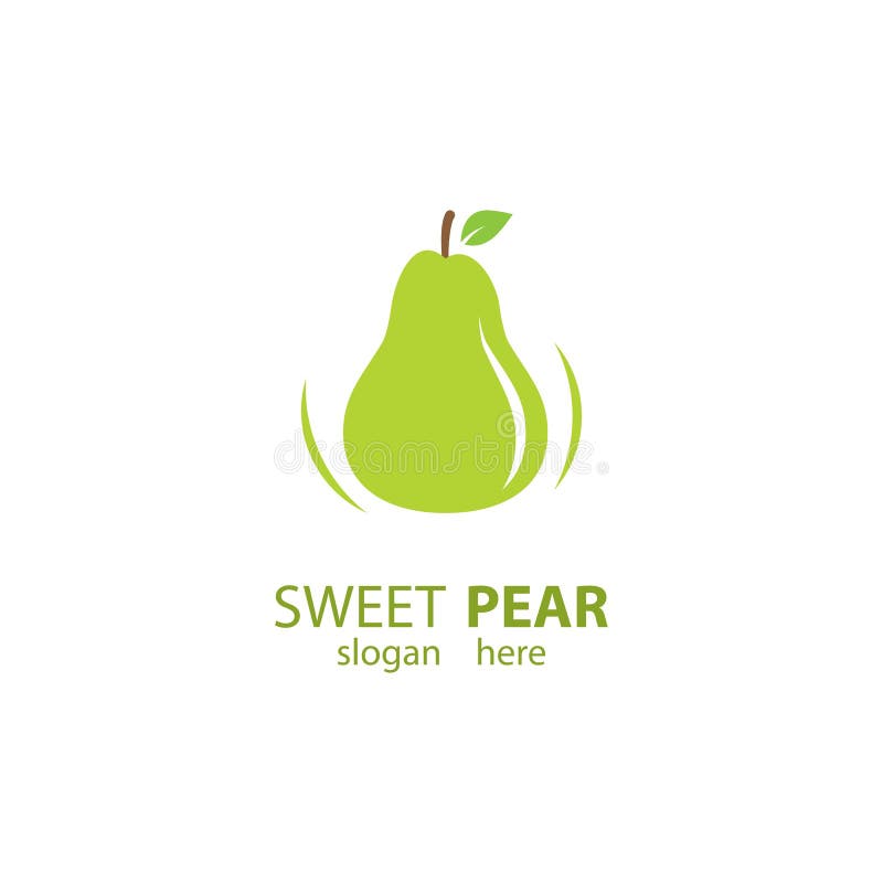 Pear logo images stock vector. Illustration of shape - 199078690