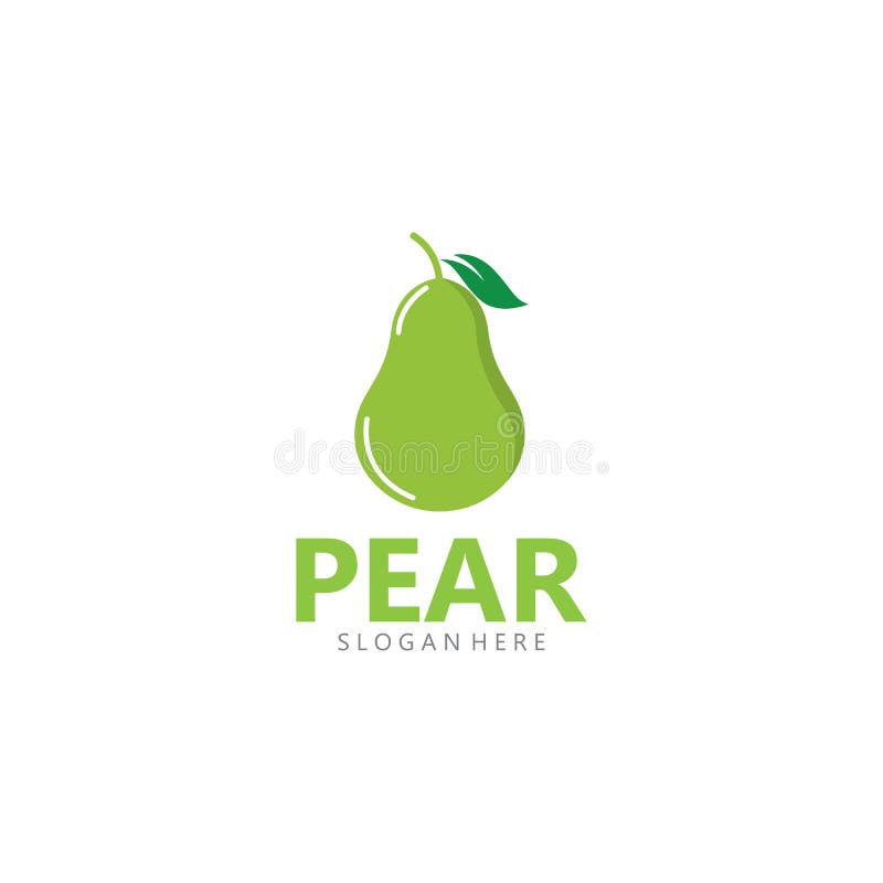 Pear Logo Images Illustration Design Icon. Stock Vector - Illustration ...