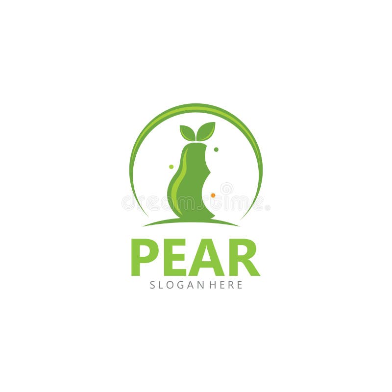 Pear Logo Images Illustration Design Icon. Stock Vector - Illustration ...