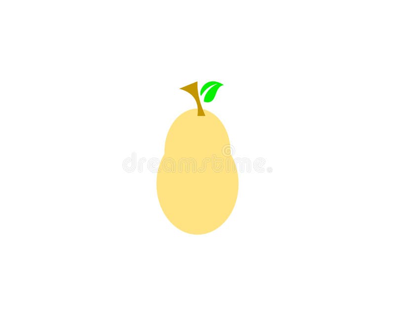 Pear Logo Stock Vector Illustration Of Juicy Healthy 124039642