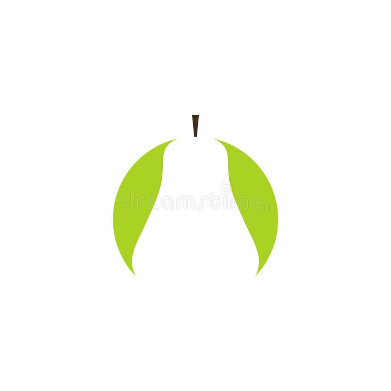 Pear Logo Vector Icon Symbol Design Stock Vector - Illustration of ...