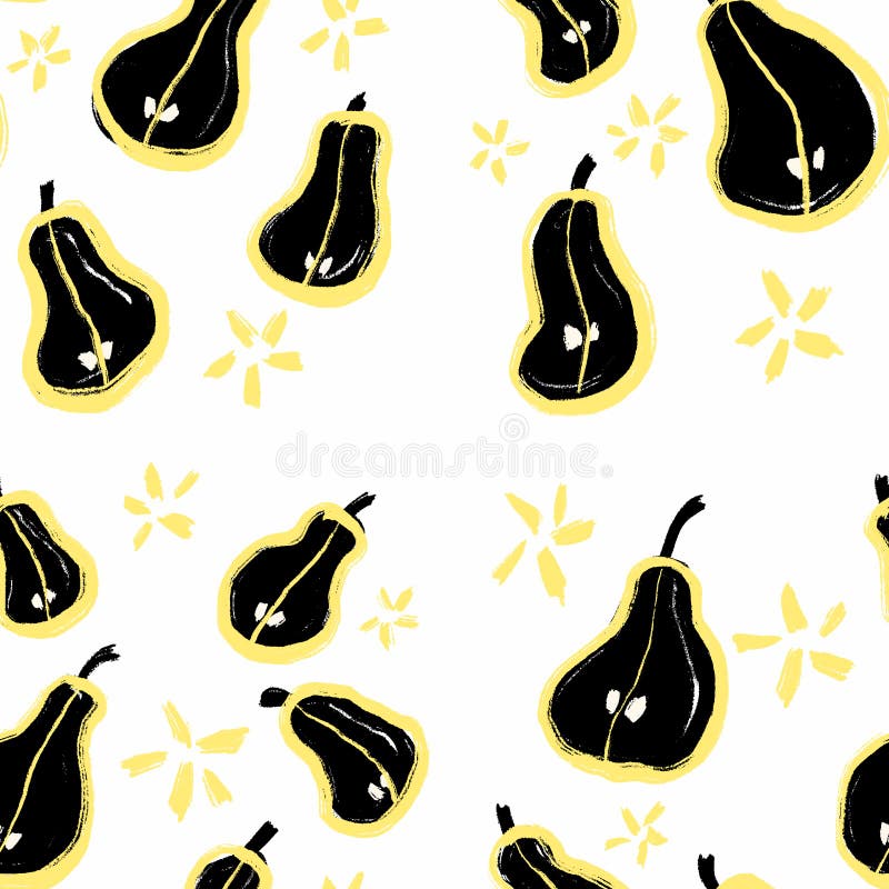 Pear Pattern Ideal for Fabrics and Backgrounds Stock Photo - Image of ...