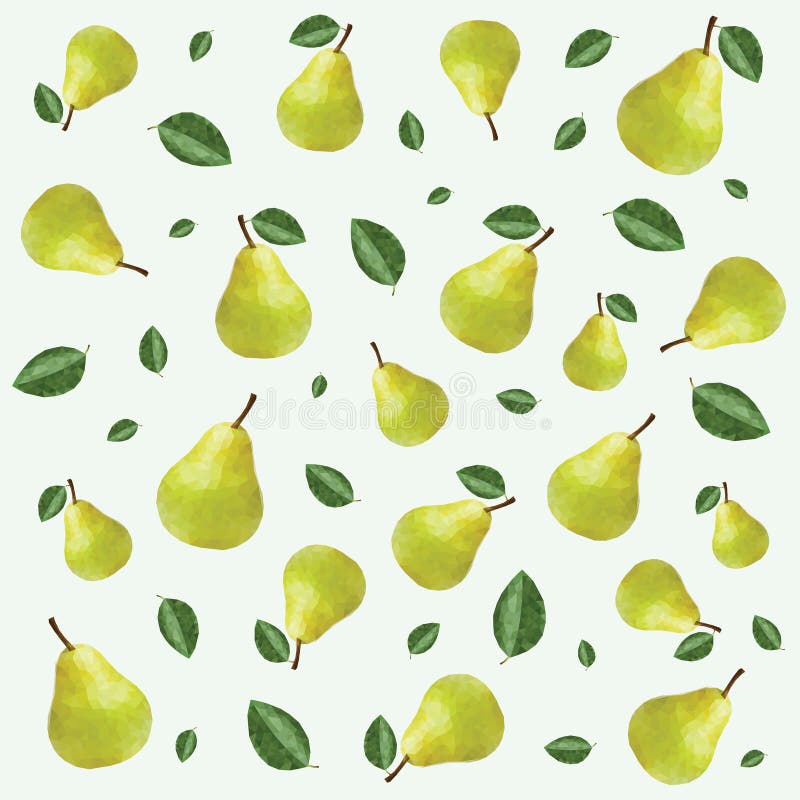 Pear pattern stock vector. Illustration of background - 71587140