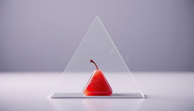 Pear with Red Center, Abstract Fruit, Unique Food Art Generative AI ...