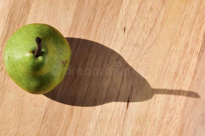 Pear with shadow stock image. Image of skin, health, ripe - 22355013