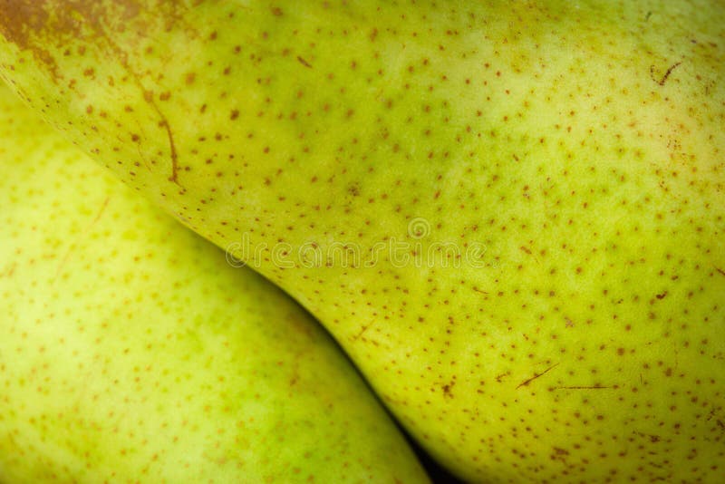 Pear Texture. Green Pears Close-up. Selective Focus Stock Image - Image ...