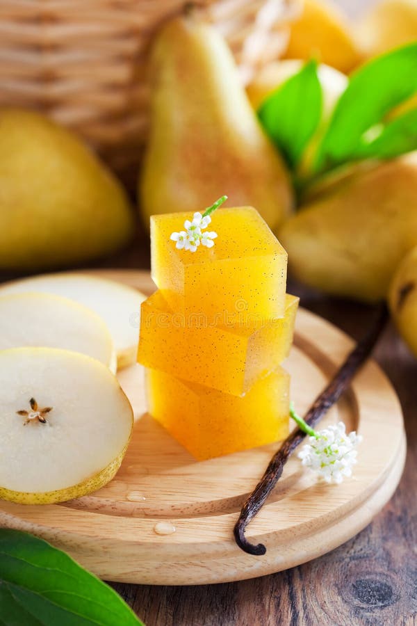 Pear vanilla marmalade stock photo. Image of cuisine - 25628176