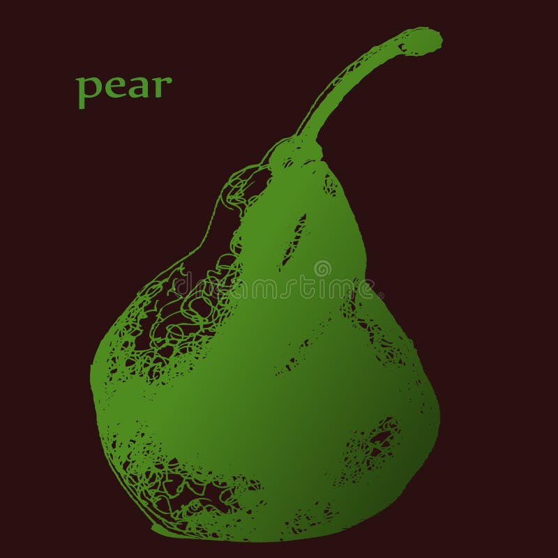 Numbers Game: Fruits and Vegetables (pear) Stock Vector - Illustration ...