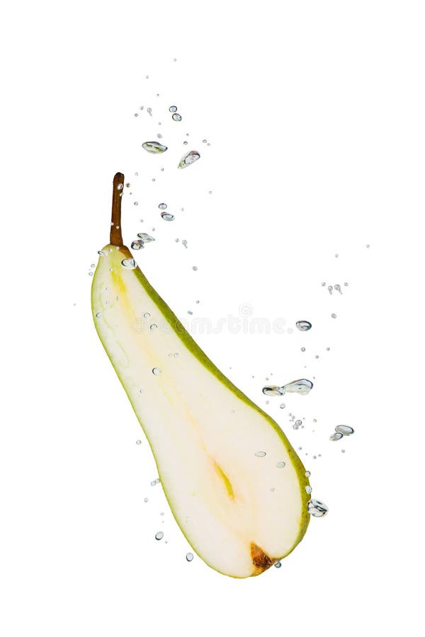 Pear in Water with Air Bubbles Stock Image - Image of bubbles, pocket ...