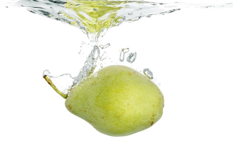 Pear in water stock photo. Image of abstract, sinking - 51030634