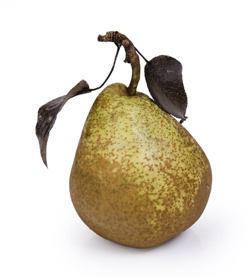 Pear on a White Background. Pear Isolate Stock Photo - Image of cooking ...
