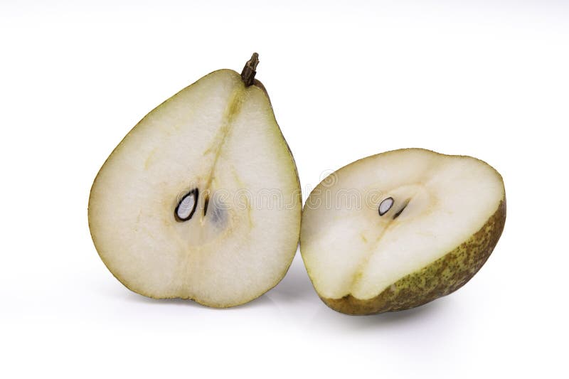 Pear on a White Background. Pear Isolate Stock Image - Image of ...