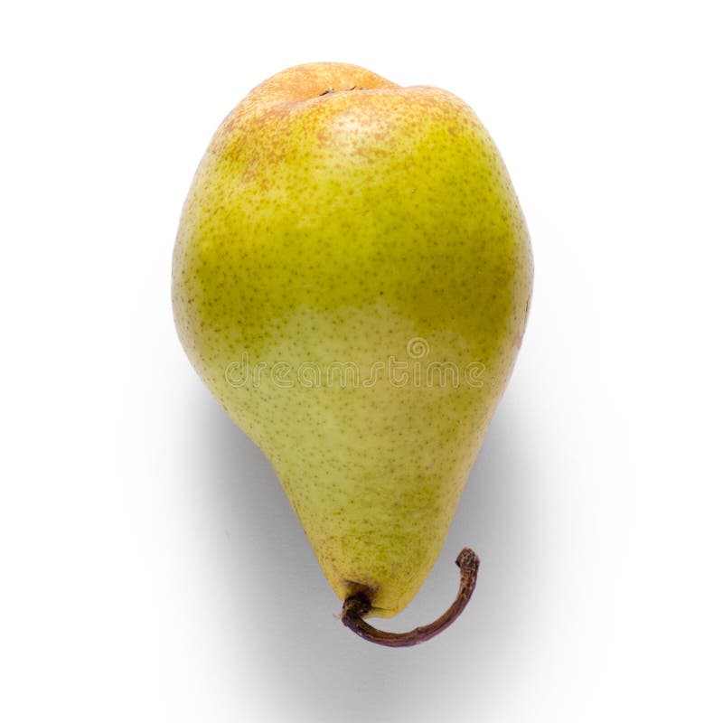Pear on a White Background Isolation Stock Image - Image of diet ...