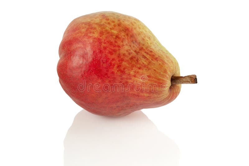 Pear on a white background stock photo. Image of healthy - 217846296