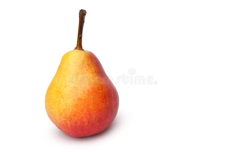 Pear whole, red-yellow stock image. Image of healthy - 77079547