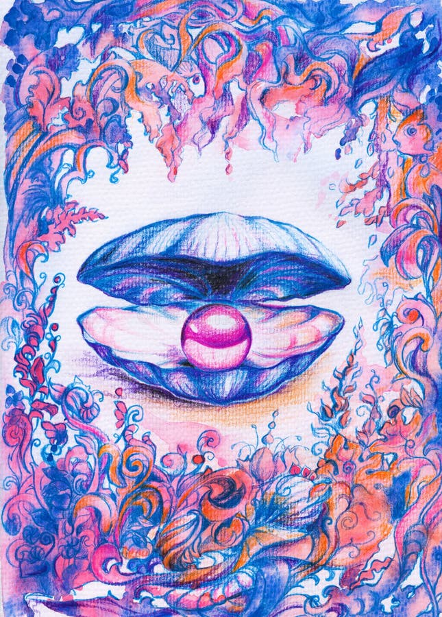 Pearl stock illustration. Illustration of object, pearl - 18786707