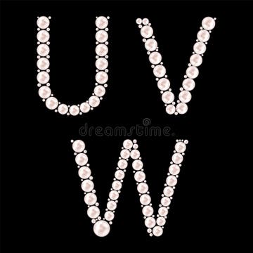 Pearl Alphabet Stock Illustrations – 487 Pearl Alphabet Stock ...