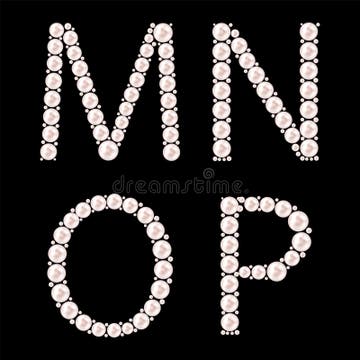 Pearl Alphabet Stock Illustrations – 487 Pearl Alphabet Stock ...