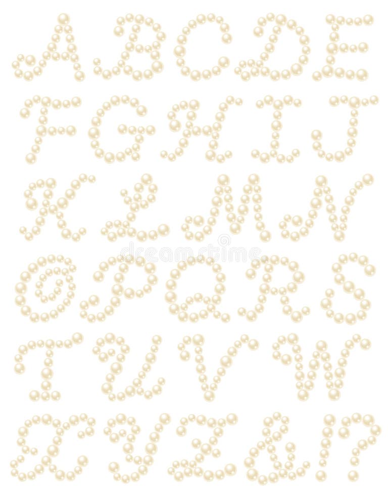 Font Pearl Stock Illustrations – 3,876 Font Pearl Stock Illustrations ...