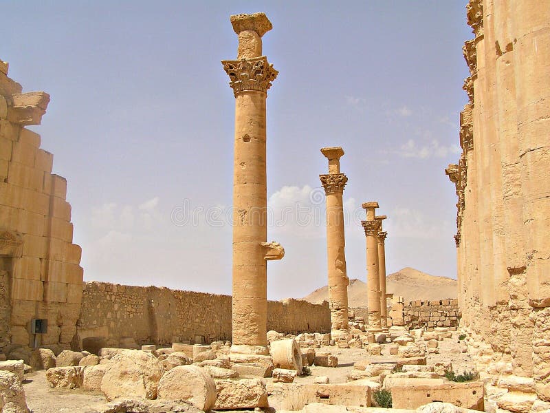 The Pearl of the Ancient Architecture of Syria Stock Photo - Image of ...