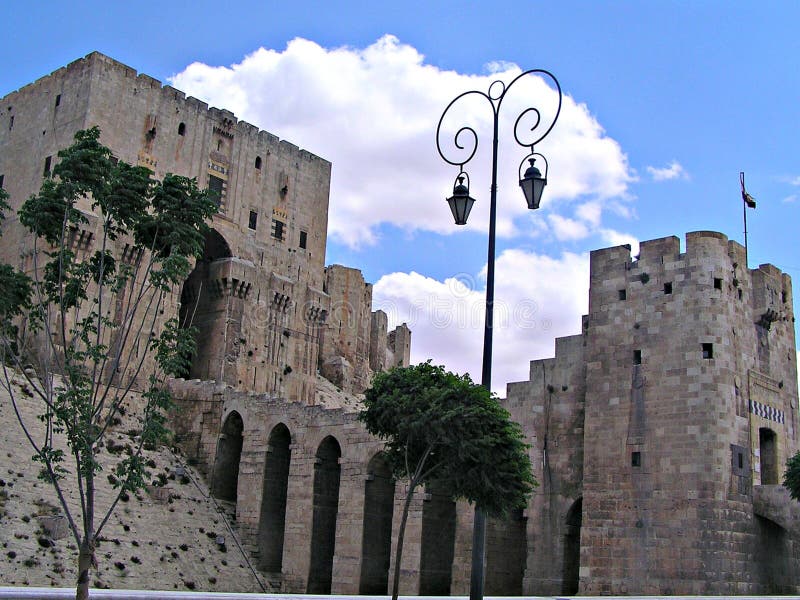 The Pearl of the Ancient Architecture of Syria Stock Image - Image of ...