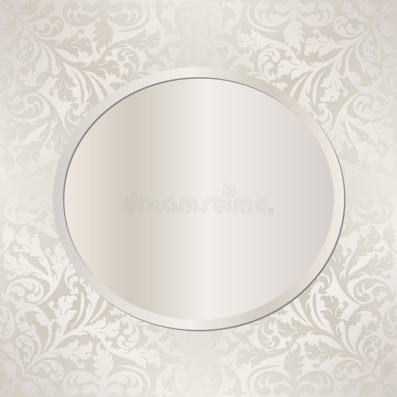 Seamless Pearls Embroidery Pattern. Red Back. Stock Vector ...