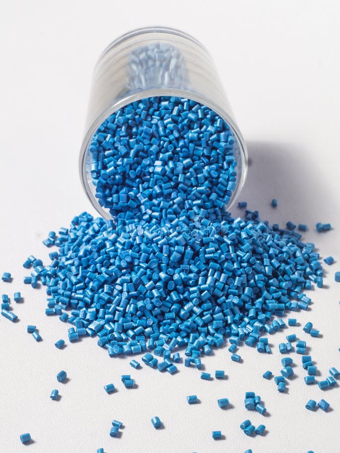 Pearl Blue Masterbatch Granules in Shot Stock Photo - Image of catalog ...