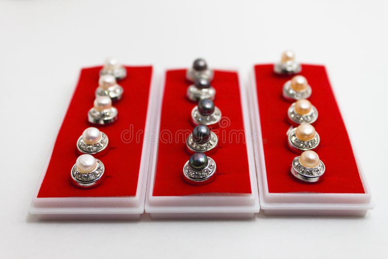 Pearl buttons stock image. Image of gemstone, closeup - 32038349