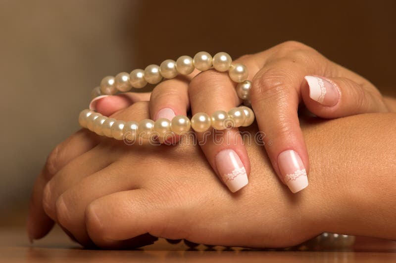 Pearl and hand stock photo. Image of fingers, palms, finger - 26838048