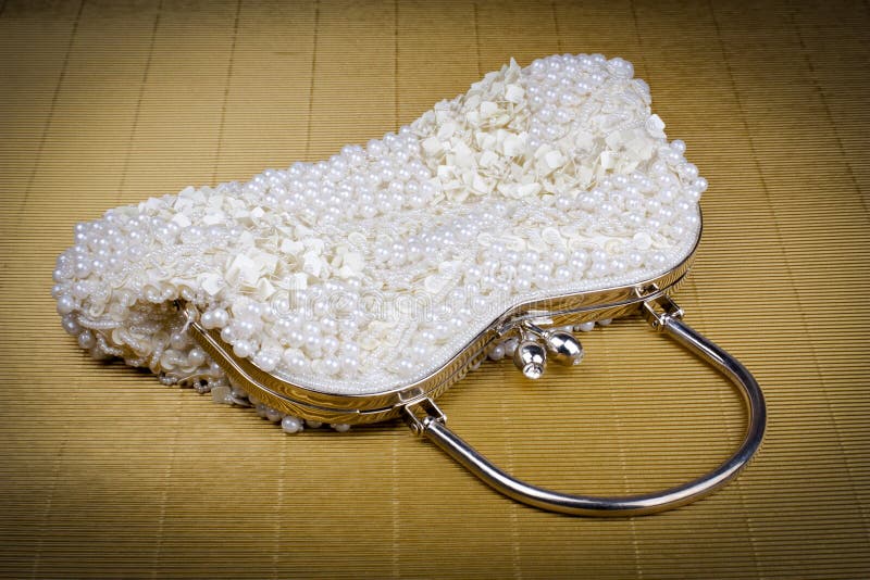 Pearl handbag stock image. Image of shopping, gems, elegant - 23346807