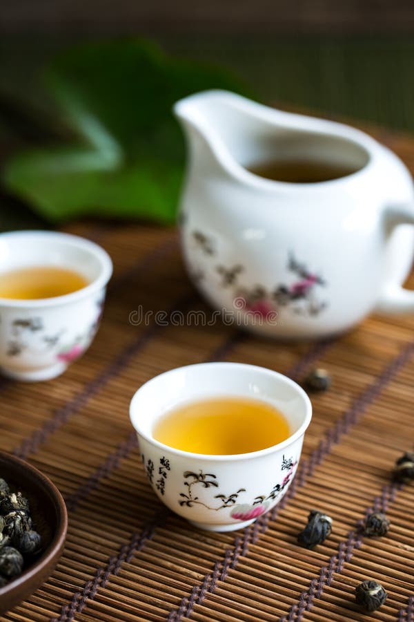 Pearl Jasmine Tea stock photo. Image of nutrients, pearl - 89869552